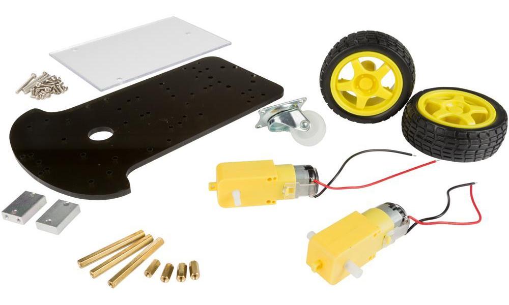 Velleman Kit - VMA500 - 2wd Motor Chassis Robot Kit – Rapidwarehouse