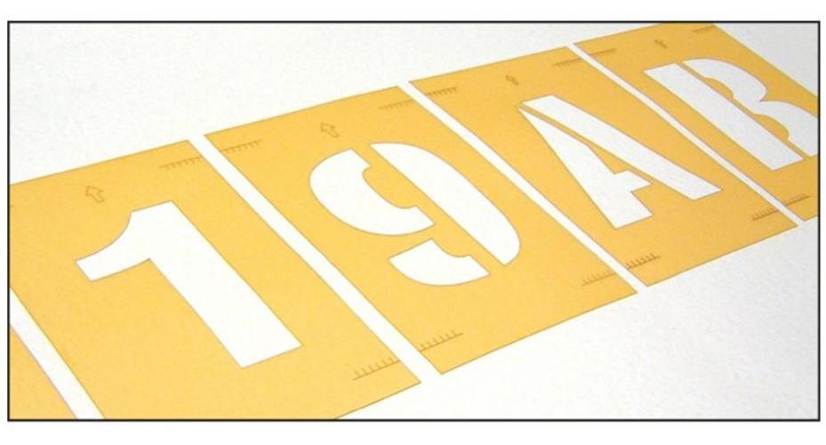 Letters A-Z, Floor Marking Stencil Safety Sign - 300mm - 59643 ...