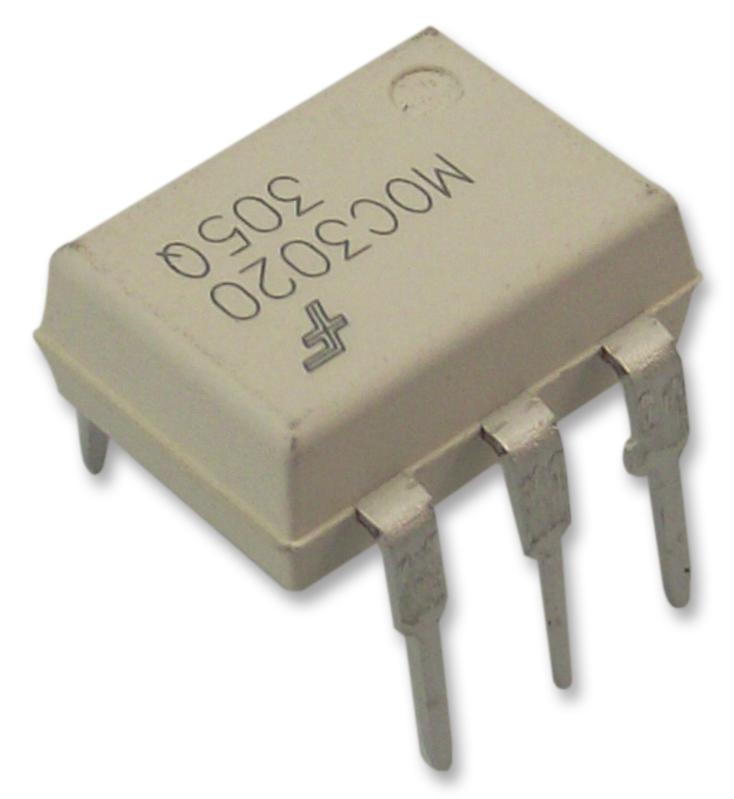 Optocoupler, Triac Output, DIP, 6 Pins, 5.3kV, Non Zero Crossing, 400V ...