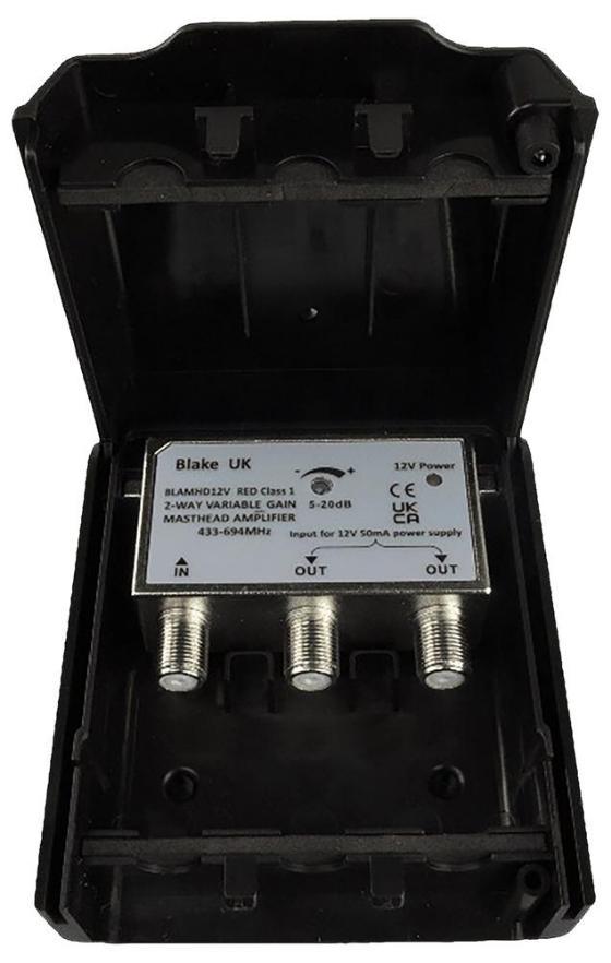 RED Class 1 Variable Gain UHF Masthead Amplifier, 2 Way - BLAMHD12V ...