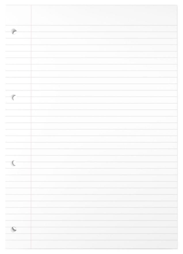 A4 Feint Lined Paper with Margin, Ream of 500 - EX601 – Rapidwarehouse