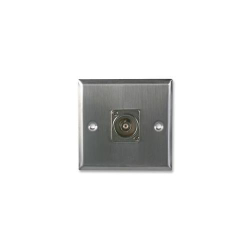 AV16205 - WALL AV PLATE , STAINLESS STEEL, BNC – Rapidwarehouse