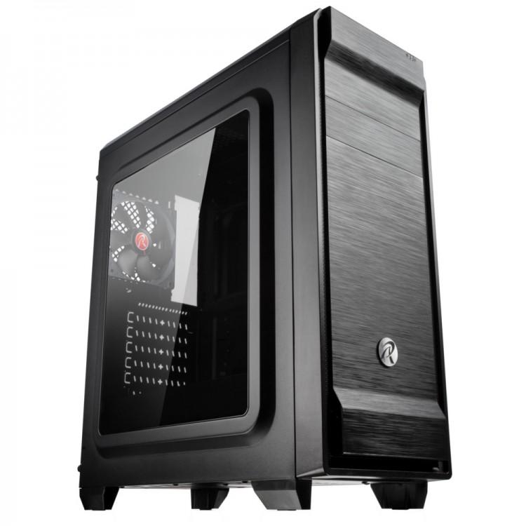Raijintek Arcadia II Midi-Tower Gaming Case - Black Window – Rapidwarehouse