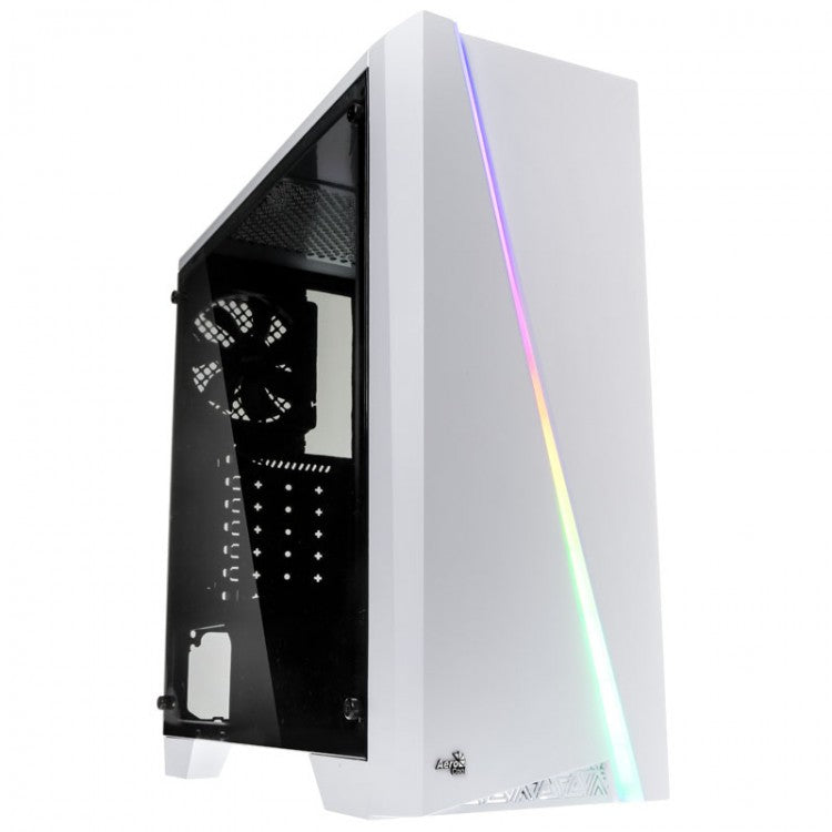 Aerocool Cylon RGB Midi Tower Case - White – Rapidwarehouse