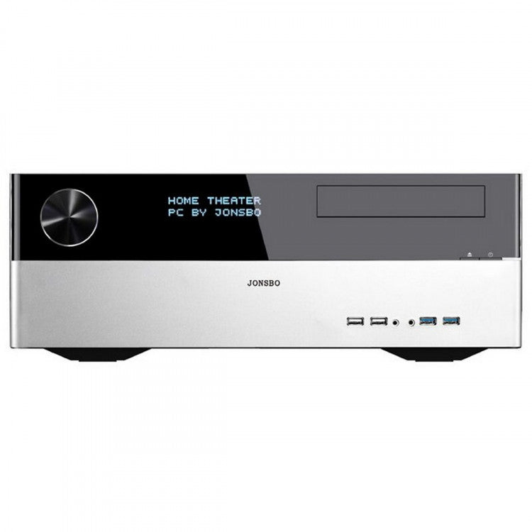 Jonsbo G3-Silver/Black Home Theater PC Case – Rapidwarehouse