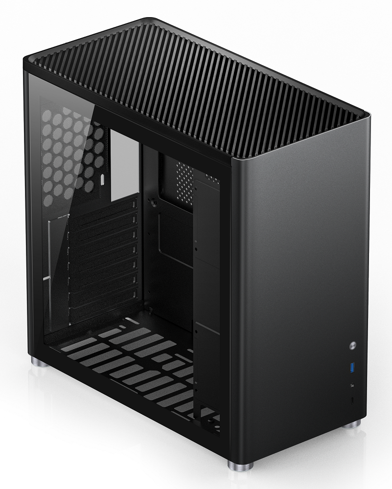 Jonsbo D40 ATX PC Case Black – Rapidwarehouse